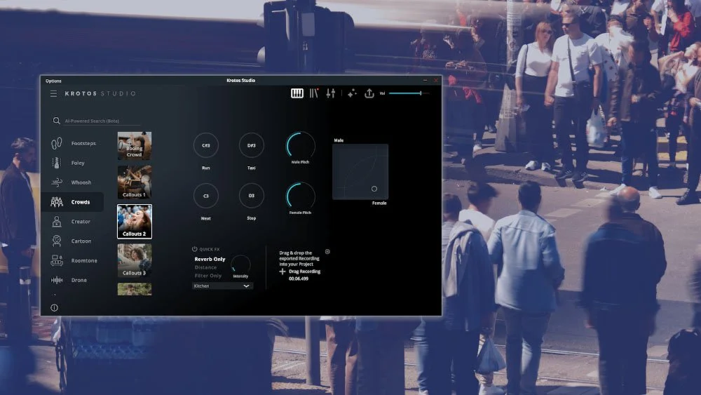 Krotos Studio Crowd Generator In Action | Production Expert
