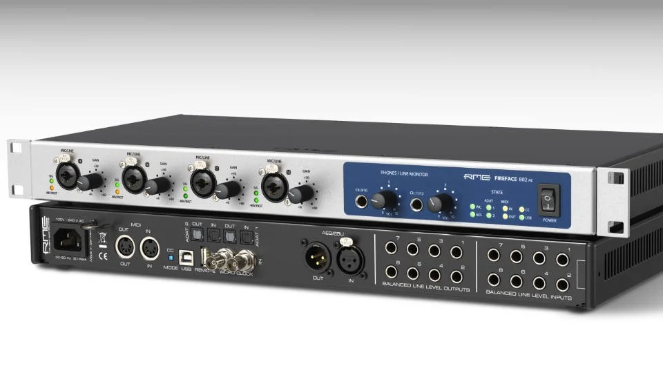 RME Fireface 802 FS Interface Announced | Production Expert