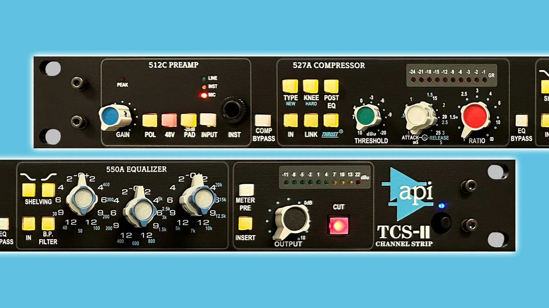 API TCS-II Channel Strip Announced | Production Expert