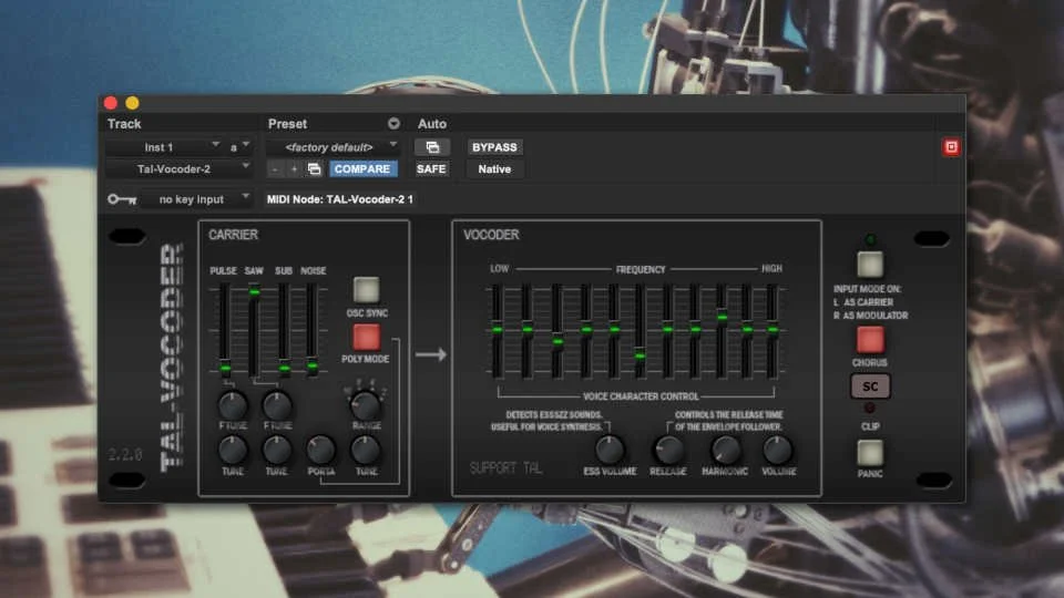 Free Plugin - TAL Vocoder | Production Expert