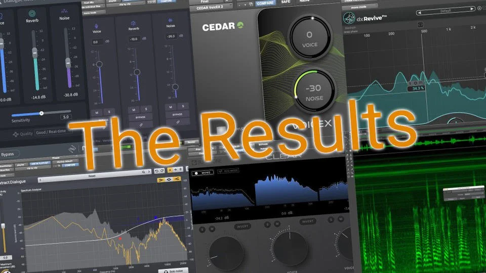 Dialogue Noise Reduction Shootout 2025: The Results | Audio Production ...