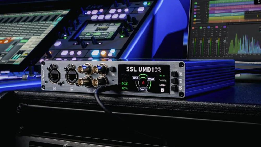 Solid State Logic UMD192 MADI and Dante Digital Audio Interface ...