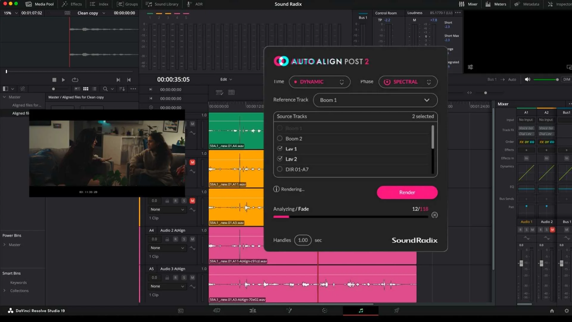How to Use Sound Radix AutoAlign Post 2.3 in DaVinci Resolve | Production Expert