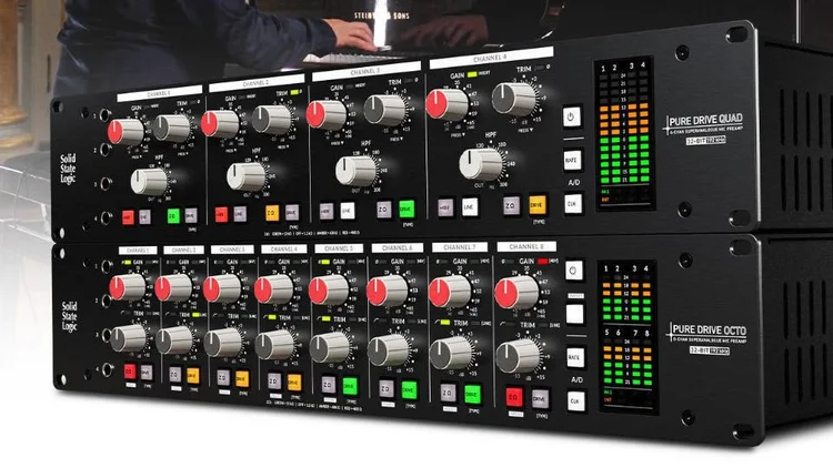 SSL Introduces PURE DRIVE QUAD And OCTO Microphone Preamplifiers ...