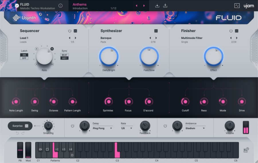 UJAM Usynth FLUID Synth Released | Production Expert