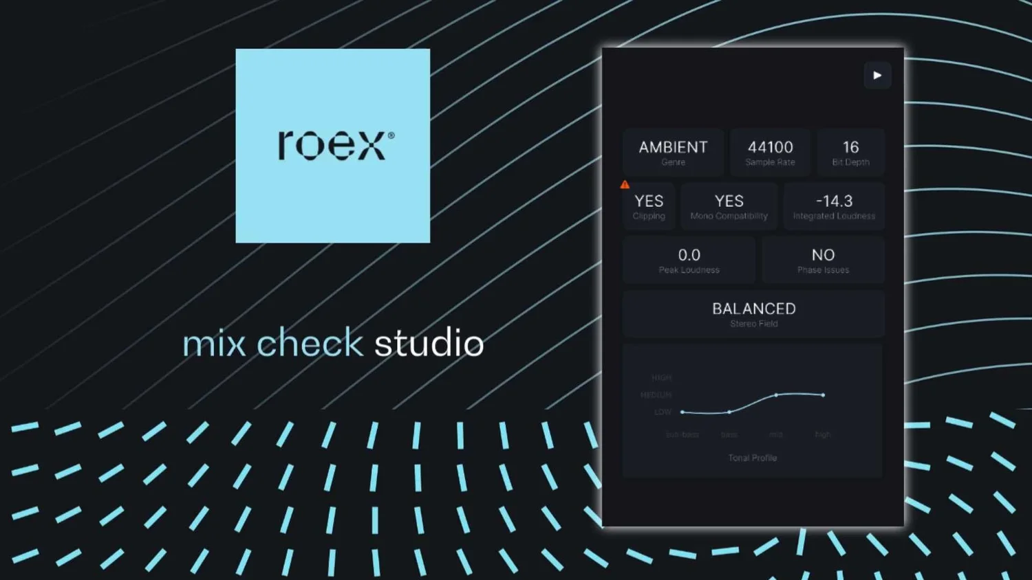 RoEx Mix Check Studio - FREE Mix and Master Diagnostic Software ...