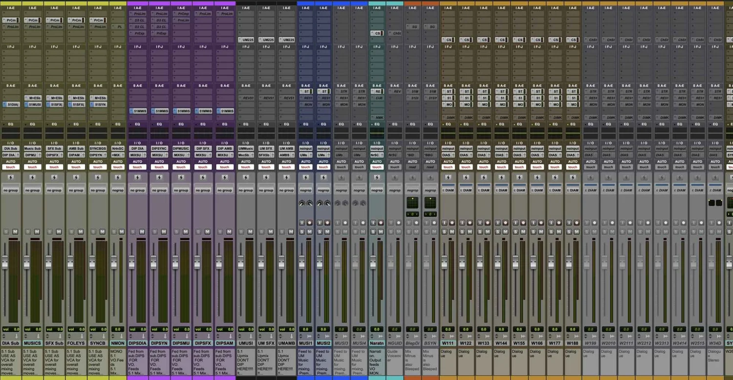 Free Pro Tools 5.1 And Stereo Post Production Mix Template - Updated | Production Expert