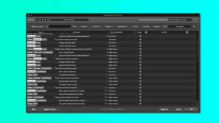 Pro Tools 2022.4 - The New Keyboard Shortcuts Window | Pro Tools - The ...