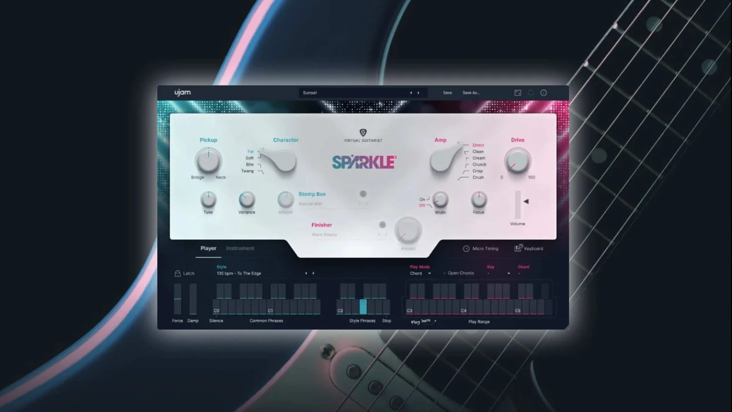 UJAM Virtual Guitarist SPARKLE 2 Revamp Announced | Production Expert