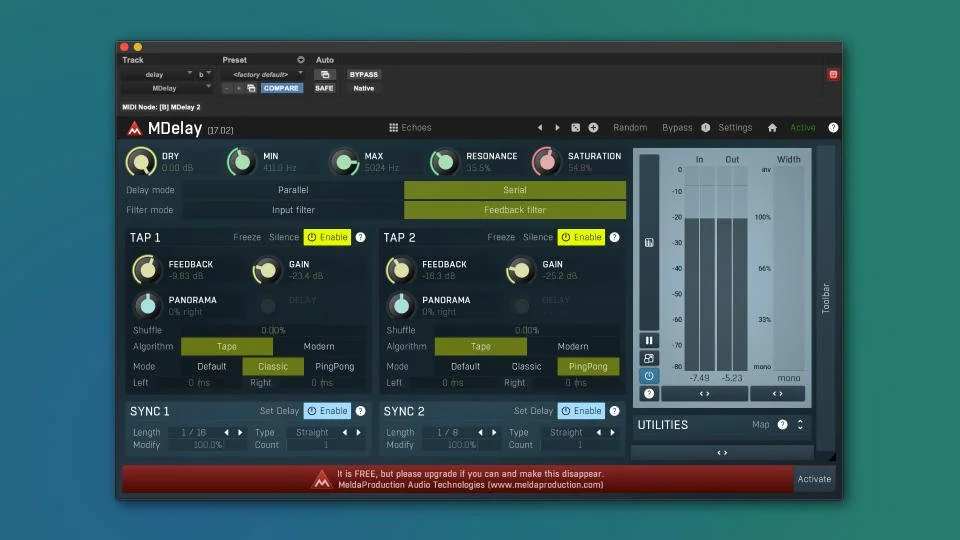 Free Plugin - Melda Productions MDelay | Production Expert