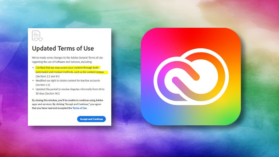 Adobe New Terms And Conditions Causing Concern | Production Expert