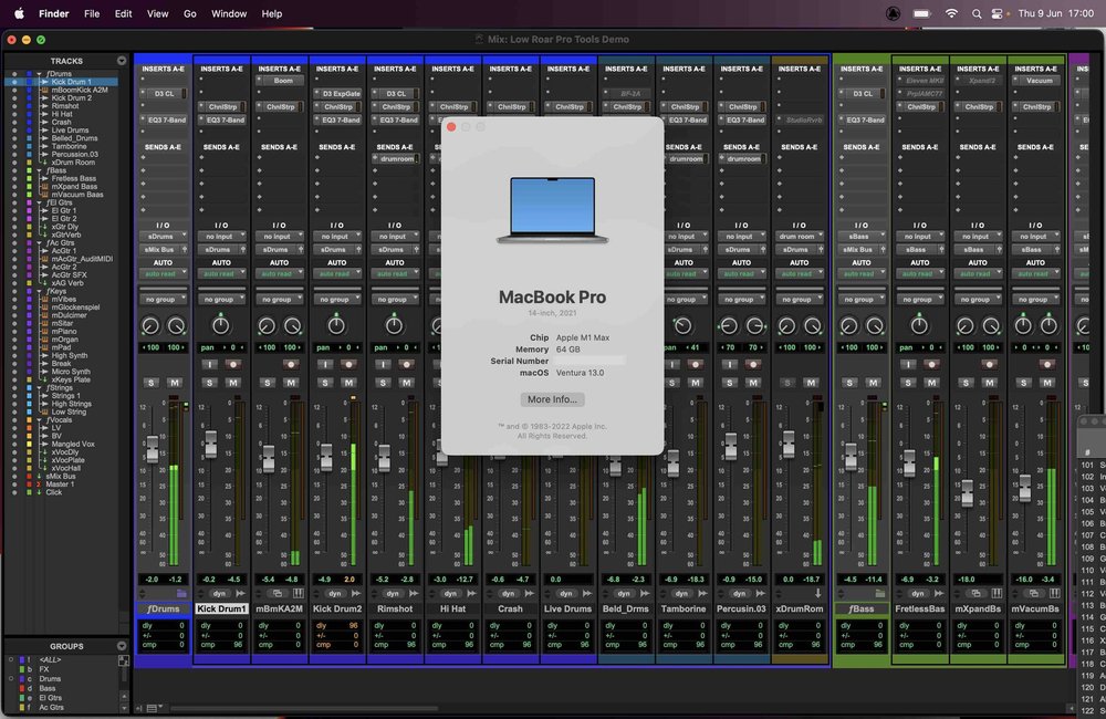 Pro Tools, Studio One, Cubase, REAPER & Logic Pro All Running On macOS ...