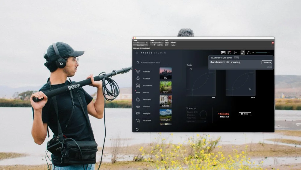 Creating Soundscapes With Krotos Studio AI Ambience Generator | Production Expert