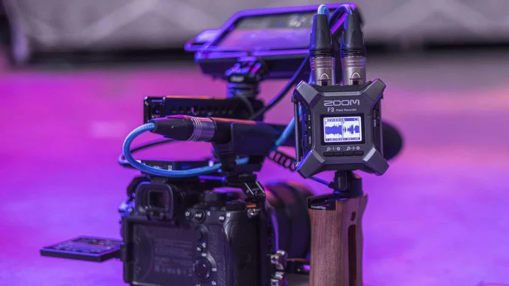 Zoom F3 Portable Field Recorder Released | Audio Production: News ...