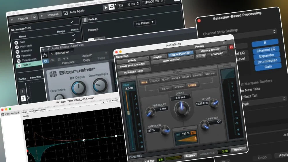 How Different DAWs Do Offline Audio Processing | Production Expert
