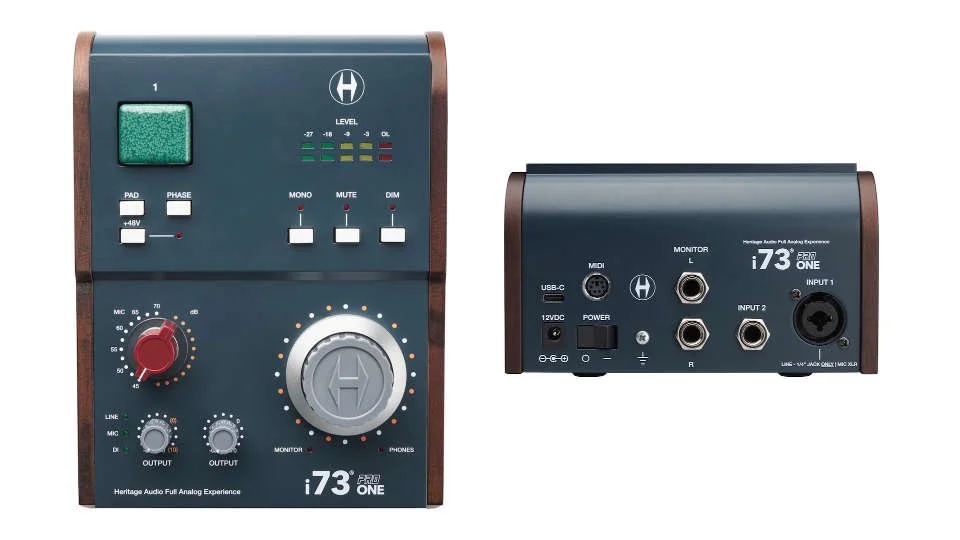 Heritage Audio i73 PRO USB-C Audio Interfaces Announced | Production Expert