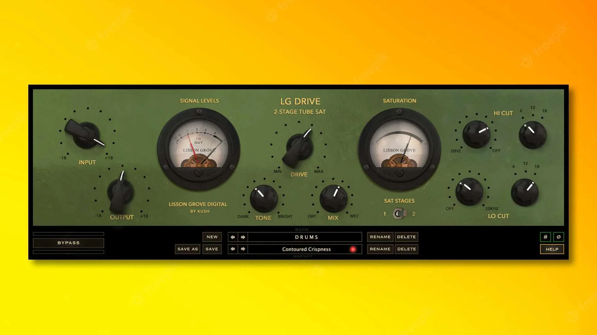 Kush Audio LG Drive 2-Stage Tube Saturation Plugin Released ...
