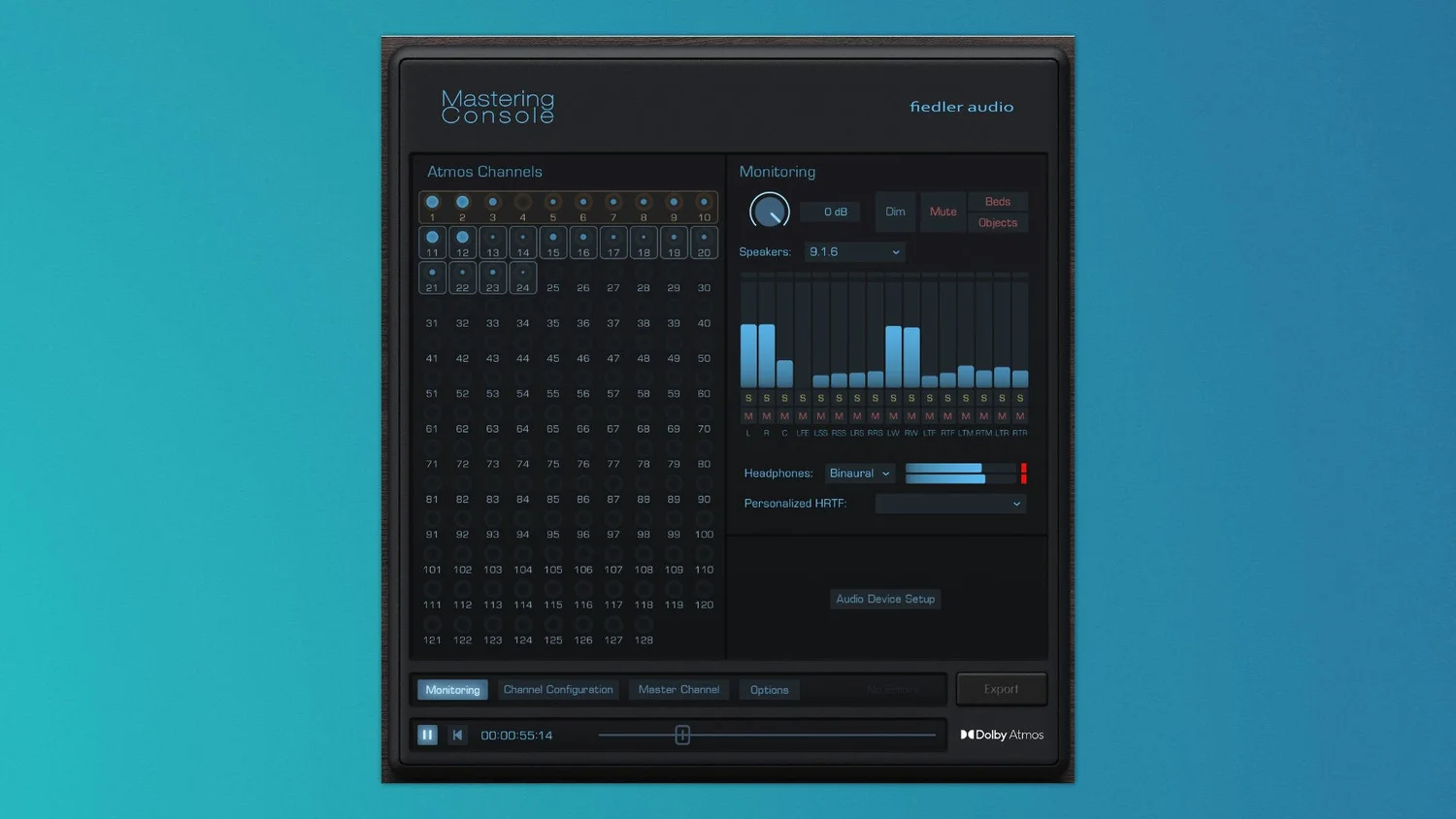 Fiedler Audio Mastering Console - Dolby Atmos Mastering Application ...