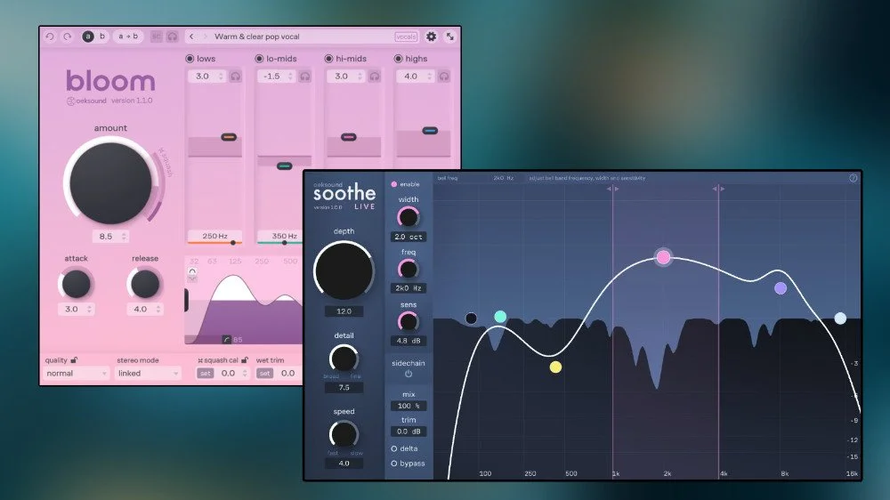 oeksound Announce Updates To Bloom And Soothe Live | Audio Production ...