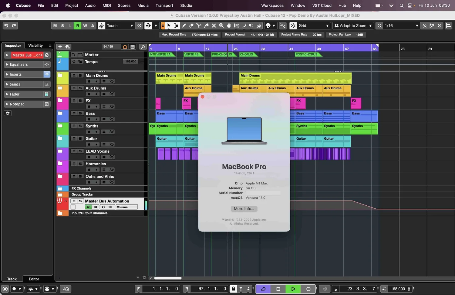 Pro Tools, Studio One, Cubase, REAPER & Logic Pro All Running On macOS ...