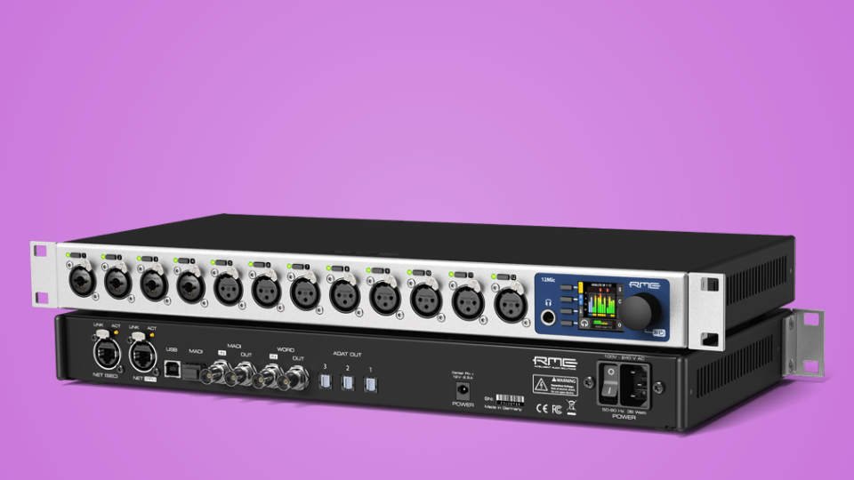 RME 12Mic-D Dante Equipped Remote Controlled Mic Preamp Announced ...