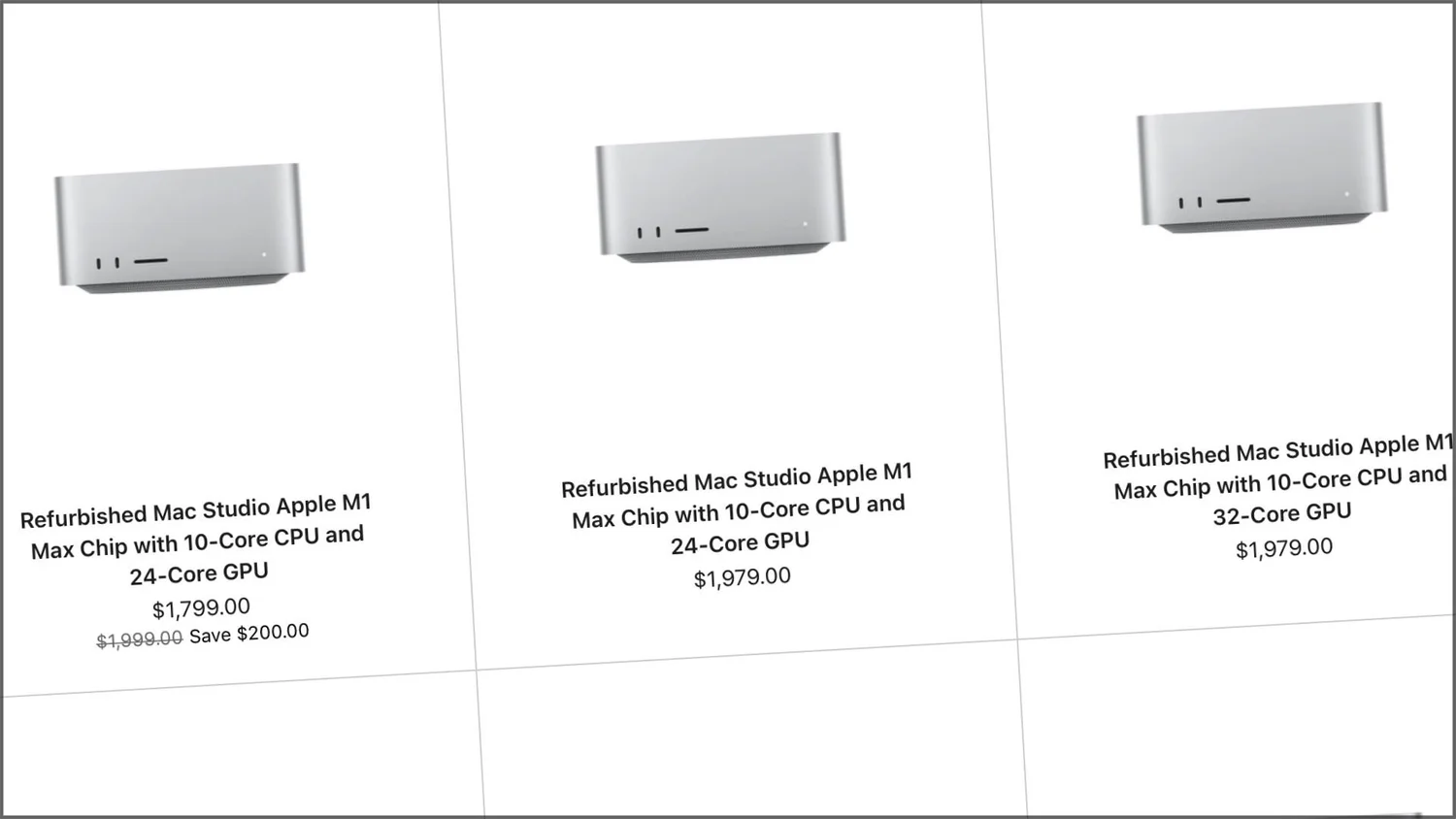 Refurbished Apple Mac Studio Models Now Available | Production Expert