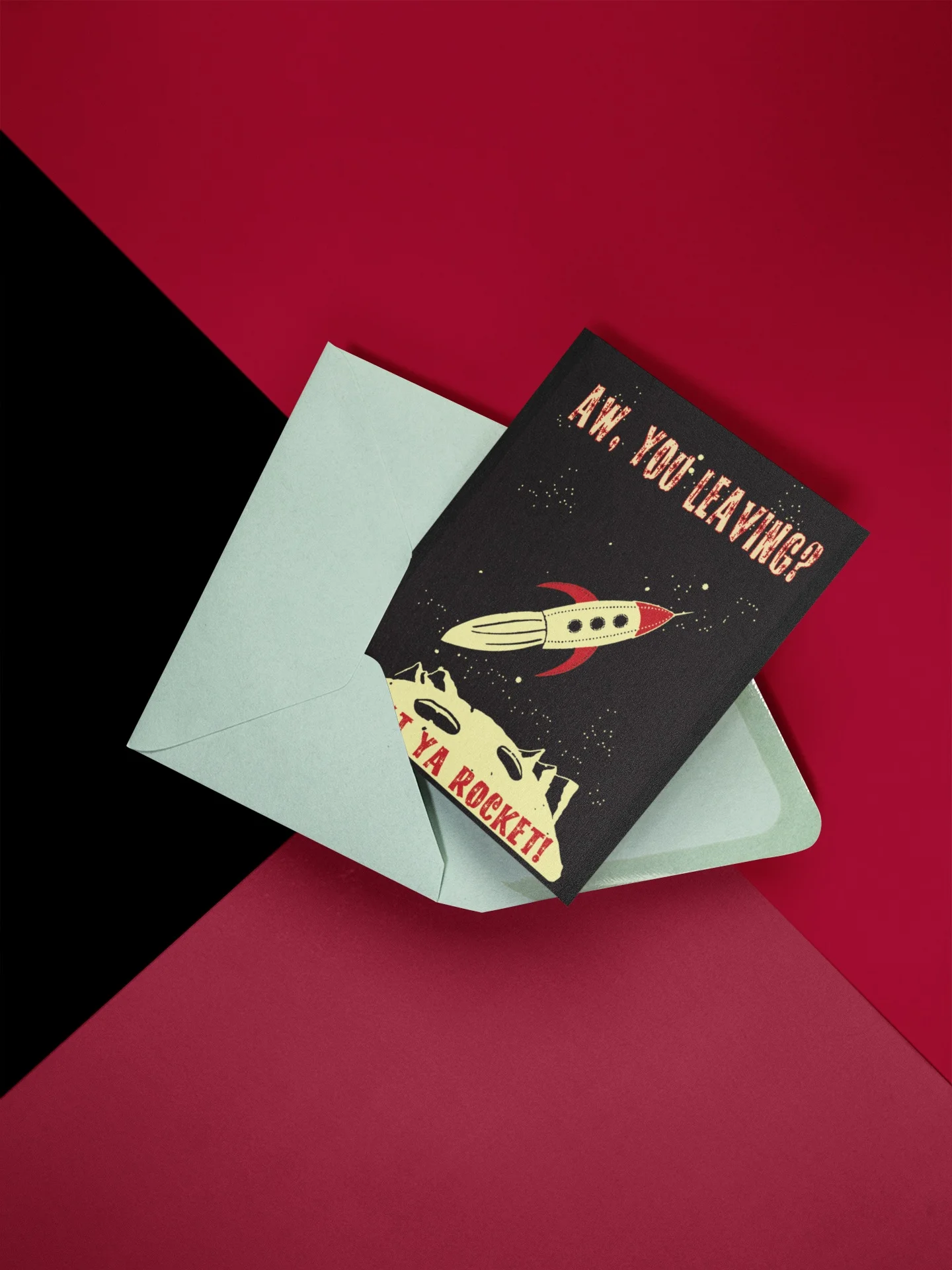 Bolt Ya Rocket Card — Brave Scottish Gifts