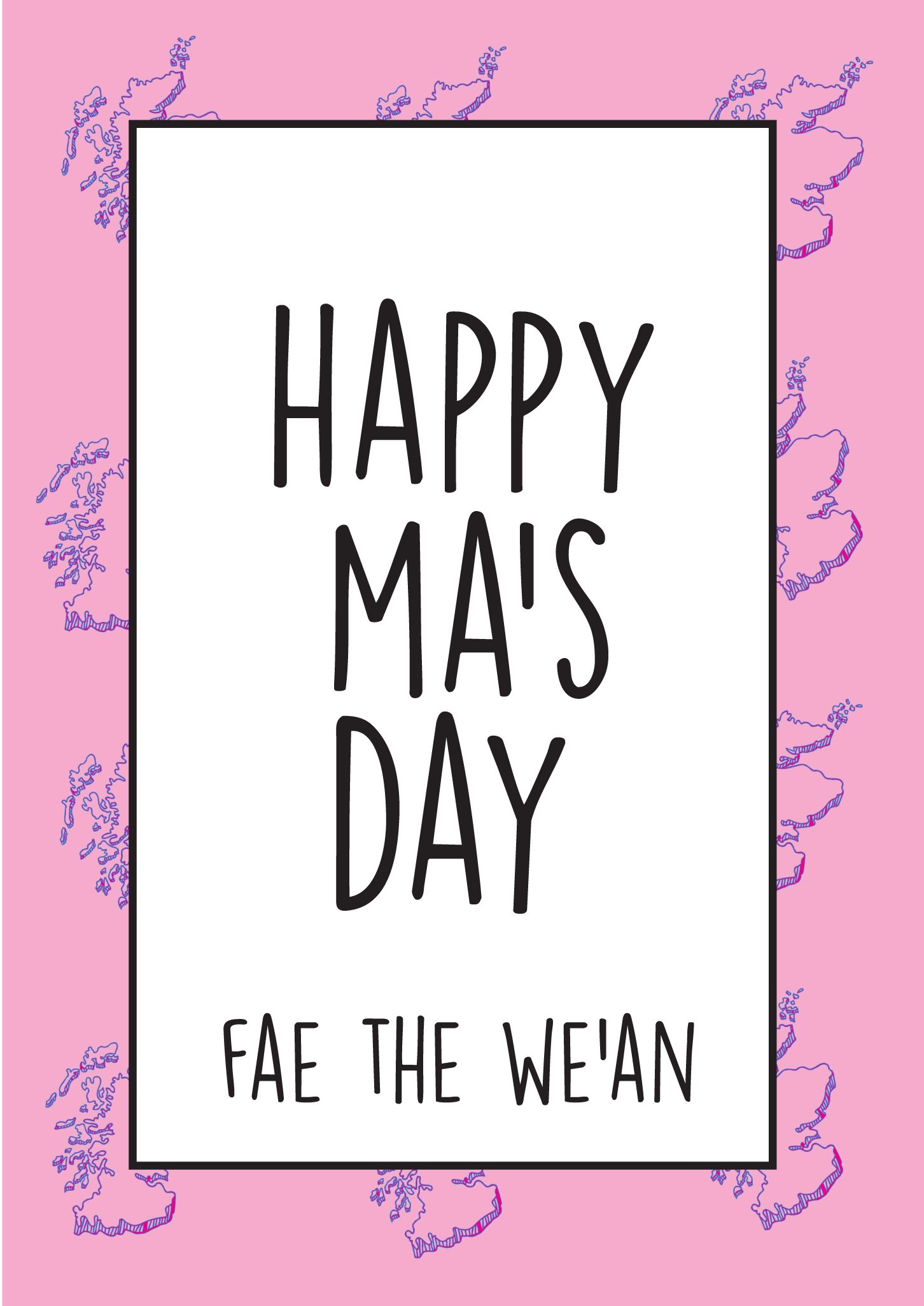 Happy Da's Day Fae The We'an — Brave Scottish Gifts