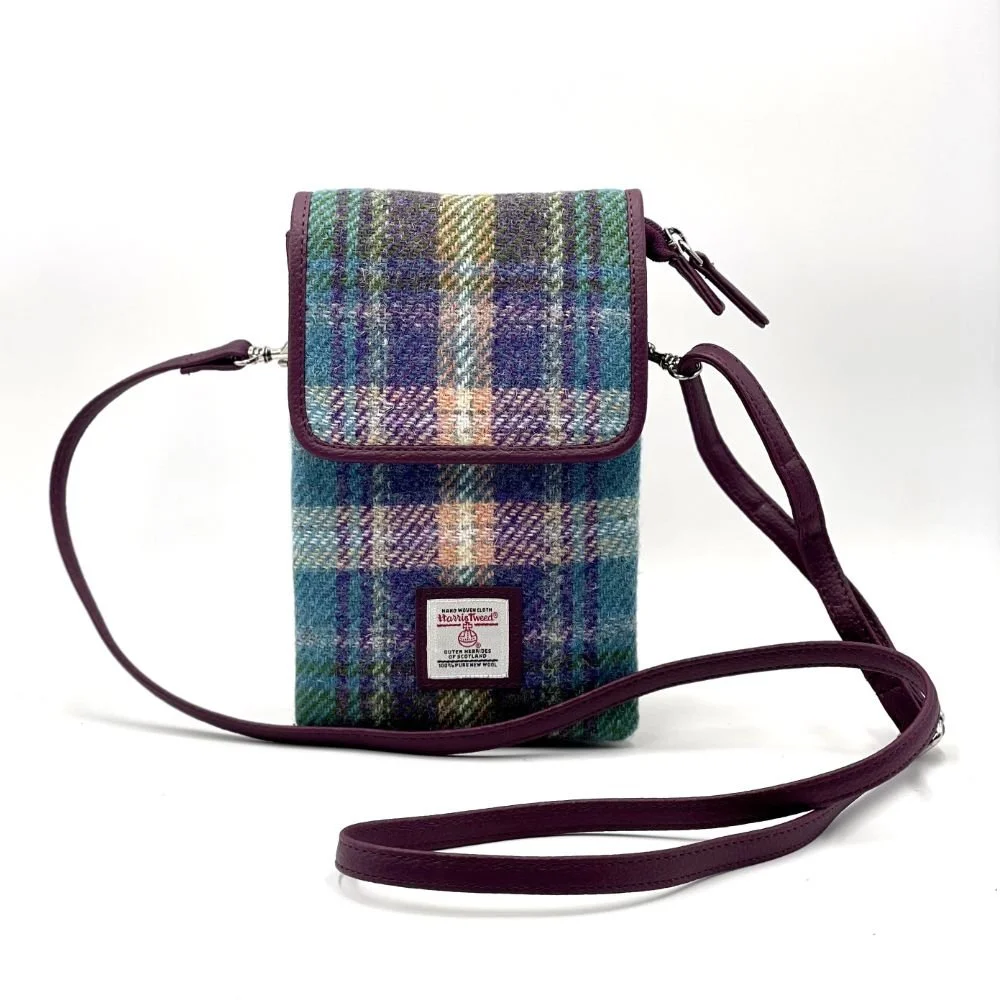 Harris Tweed Mini Crossbody Bag — Brave Scottish Gifts