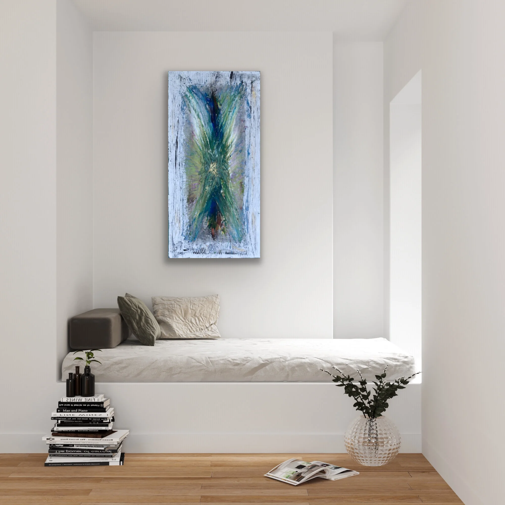 Abstract fresco painting “Unity” — Brit Hammer