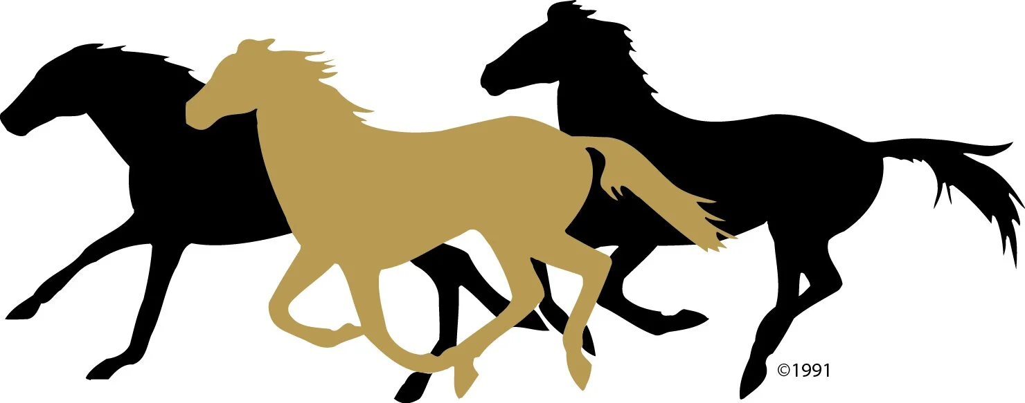 Dressage Extended Trot Silhouette