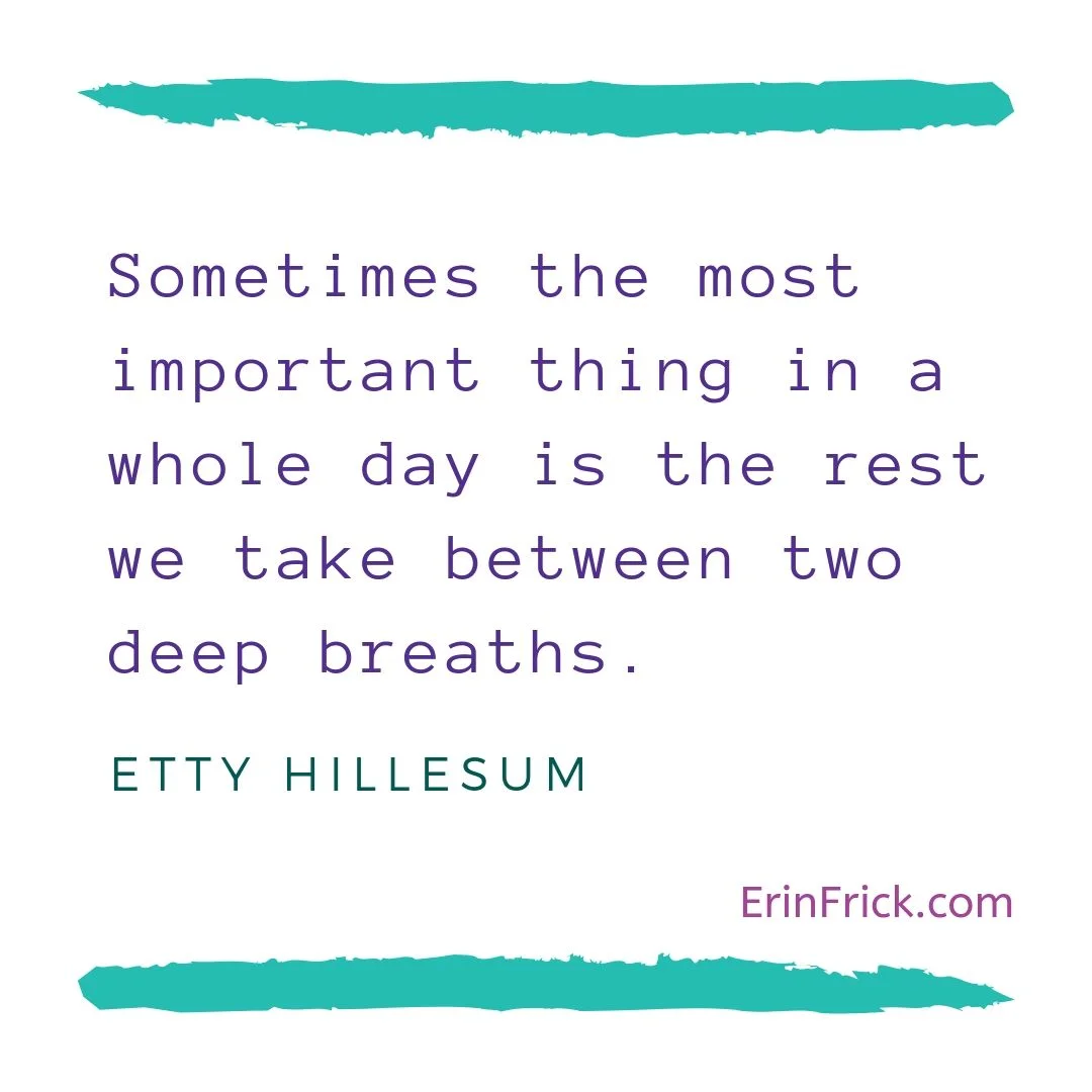 Inspiration to find Time — ERIN FRICK Fitness & Life Coach