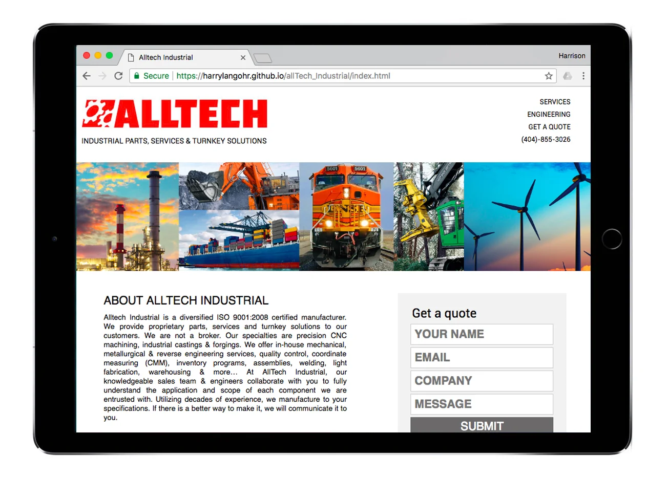 Alltech Industrial — Harrison Langohr
