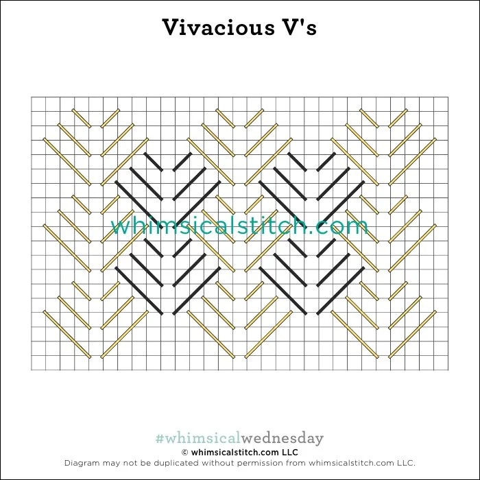 Vivacious V's — whimsicalstitch.com