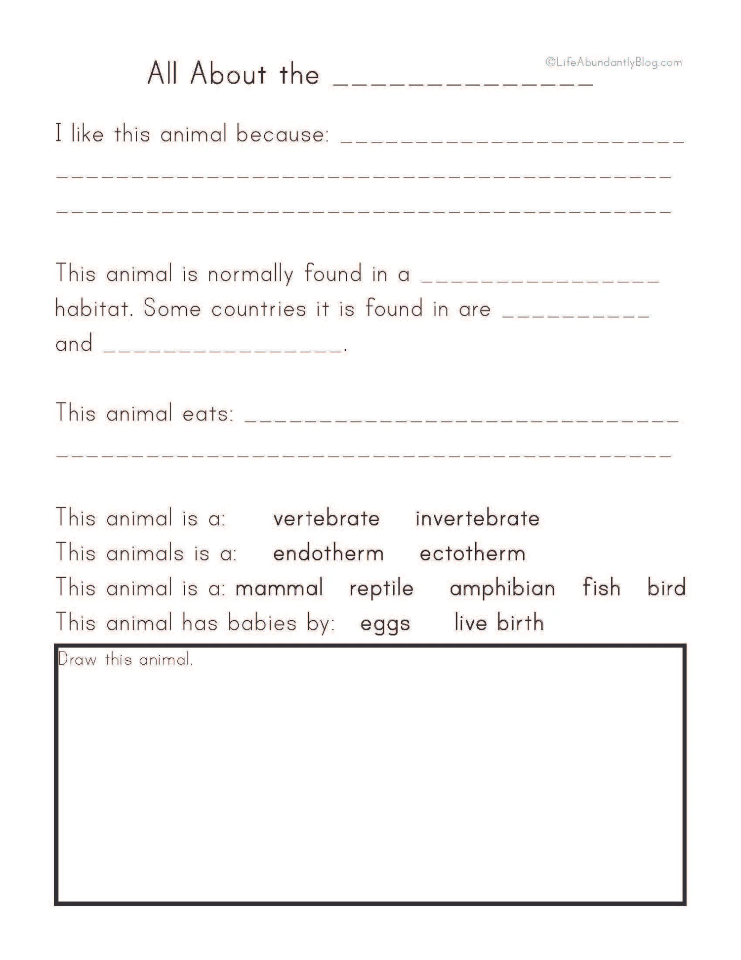 Headed to the Zoo anytime soon? (FREEBIE!) — Life, Abundantly