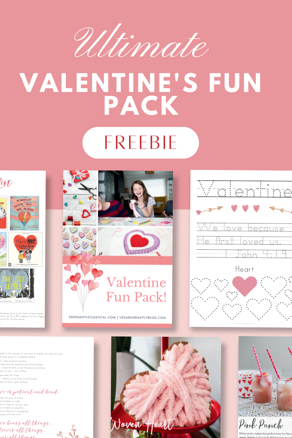 FREE Valentine's Fun Pack and Picture Book List! — Life, Abundantly