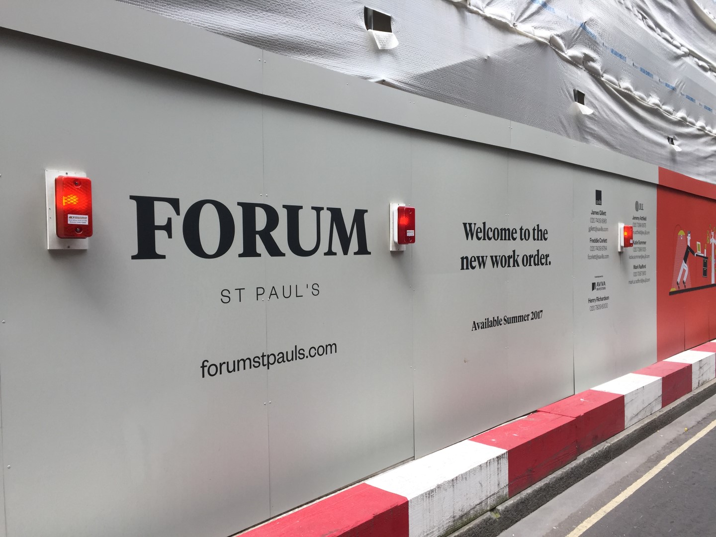 Printed Site Hoarding | Hoarding Printing | Site Hoarding Graphics | MJCP