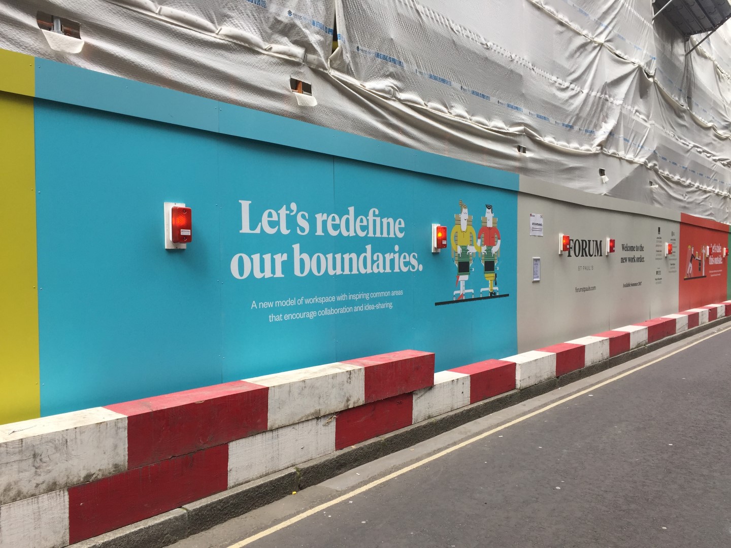 Printed Site Hoarding | Hoarding Printing | Site Hoarding Graphics | MJCP