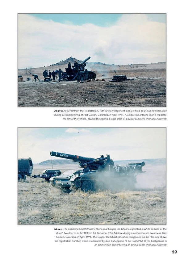 M107/M110 Family of Self-propelled Artillery 1956-1991 — David Doyle Books