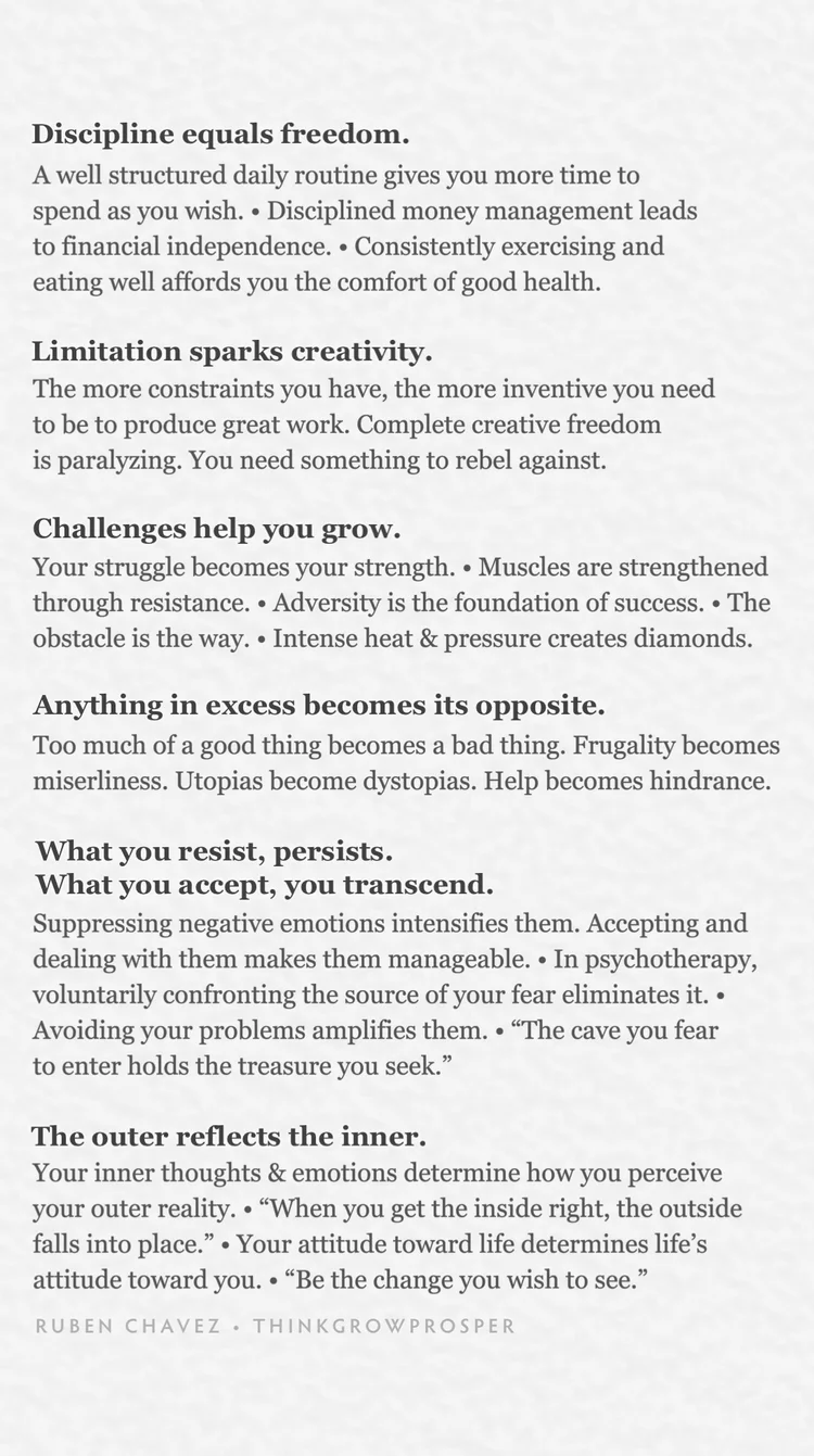 Personal Development Principle #3: Maintain Balance — Think Grow Prosper