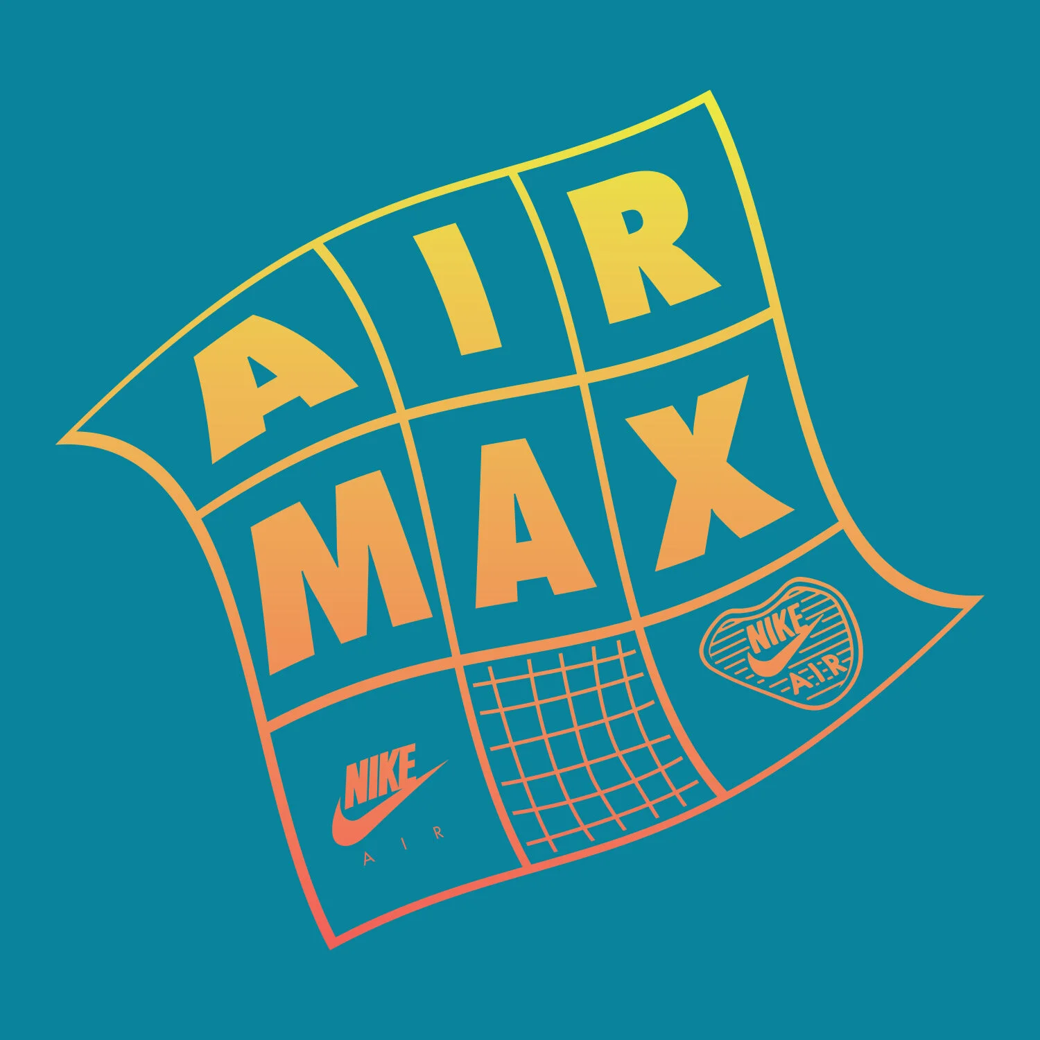 Nike Logo Teal