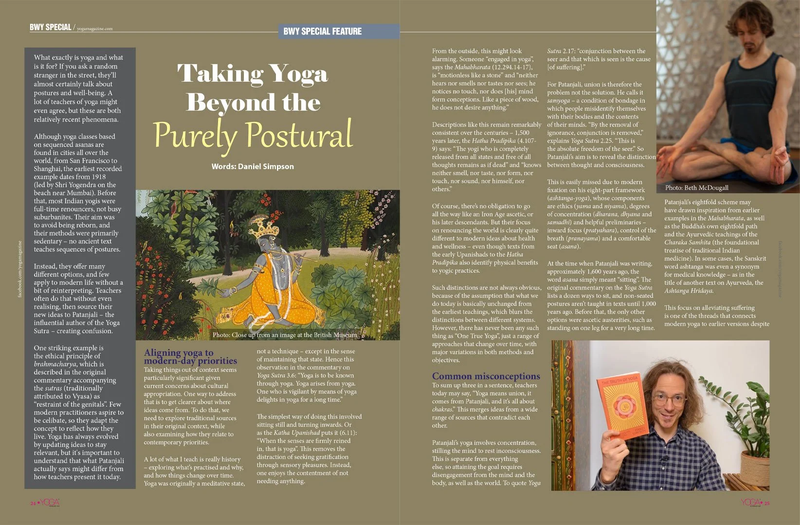 Yoga Beyond Postures — Daniel Simpson