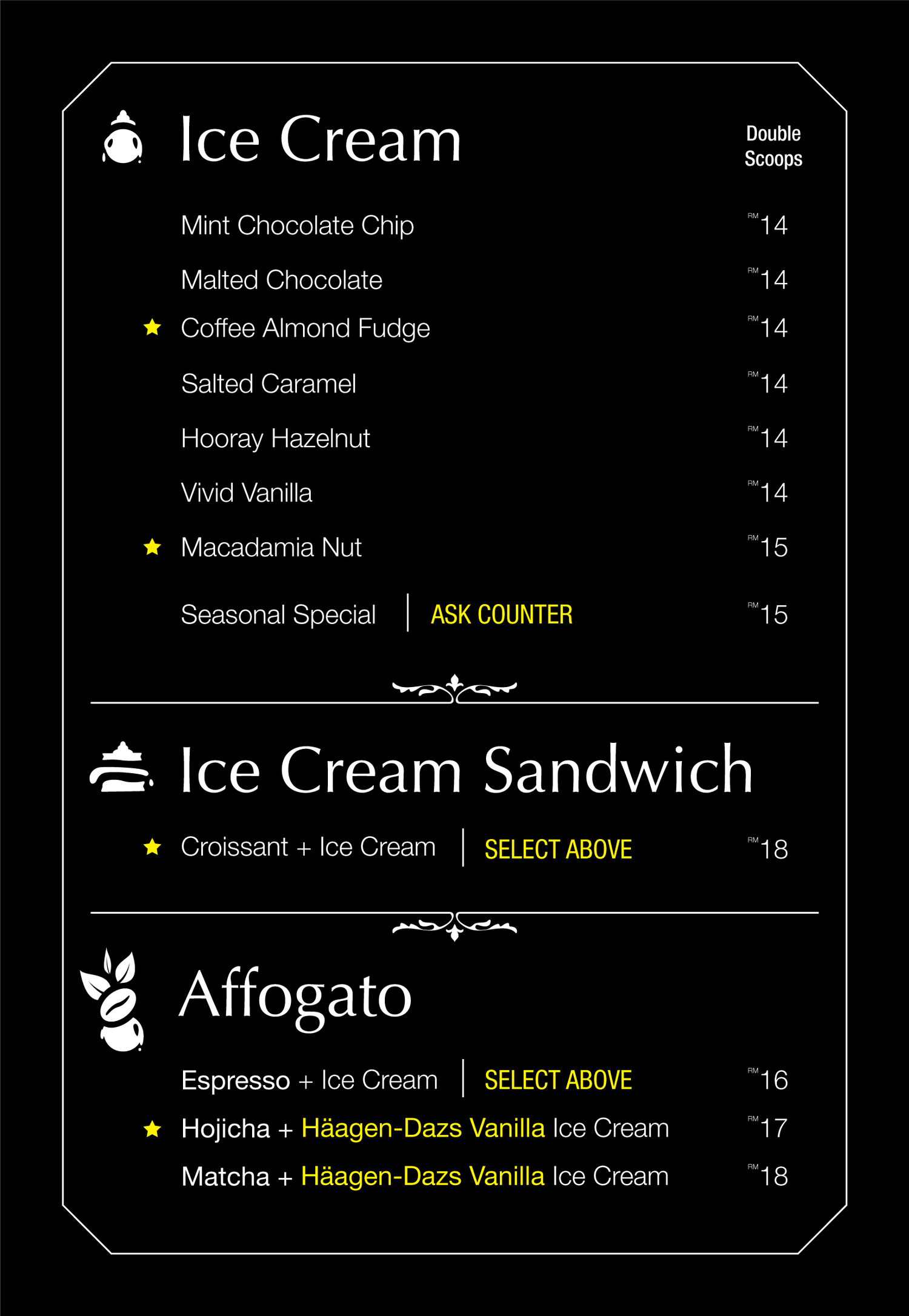 Menu — Constant Gardener Coffee