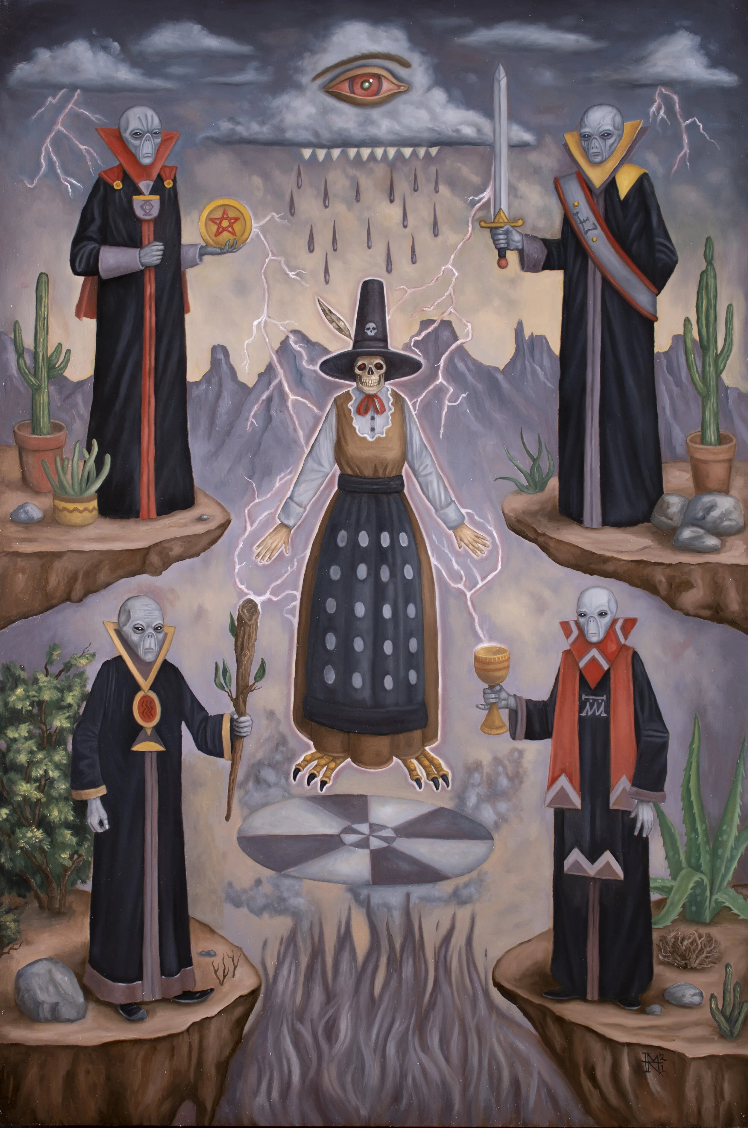 The Elemental Resurrection 13x19 Print Mark Rogers Art The Elemental Resurrection 13x19 Print Mark Rogers Art