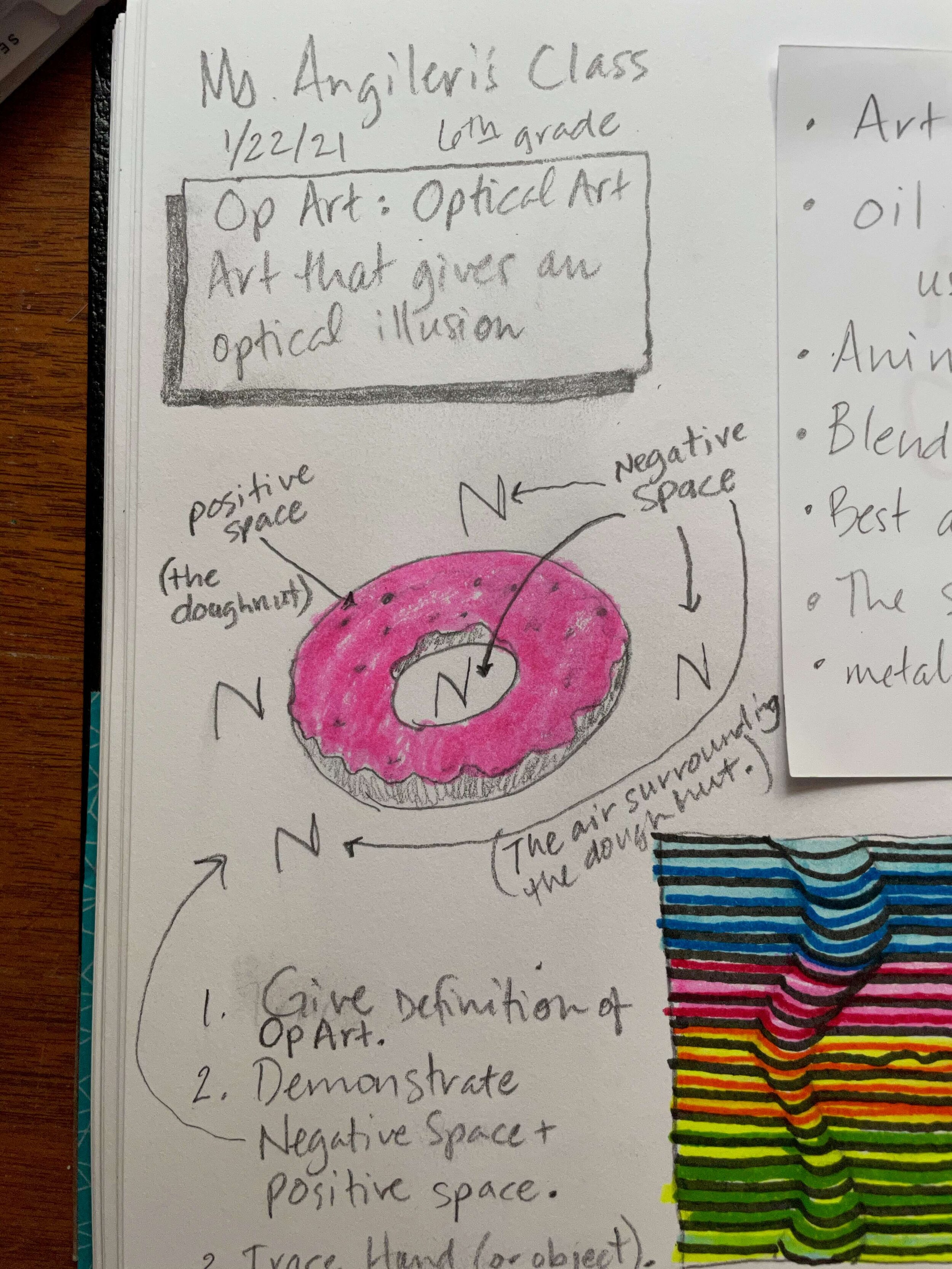 heidi horchler — Beginner Friendly Art Lesson: Op-Art Hands
