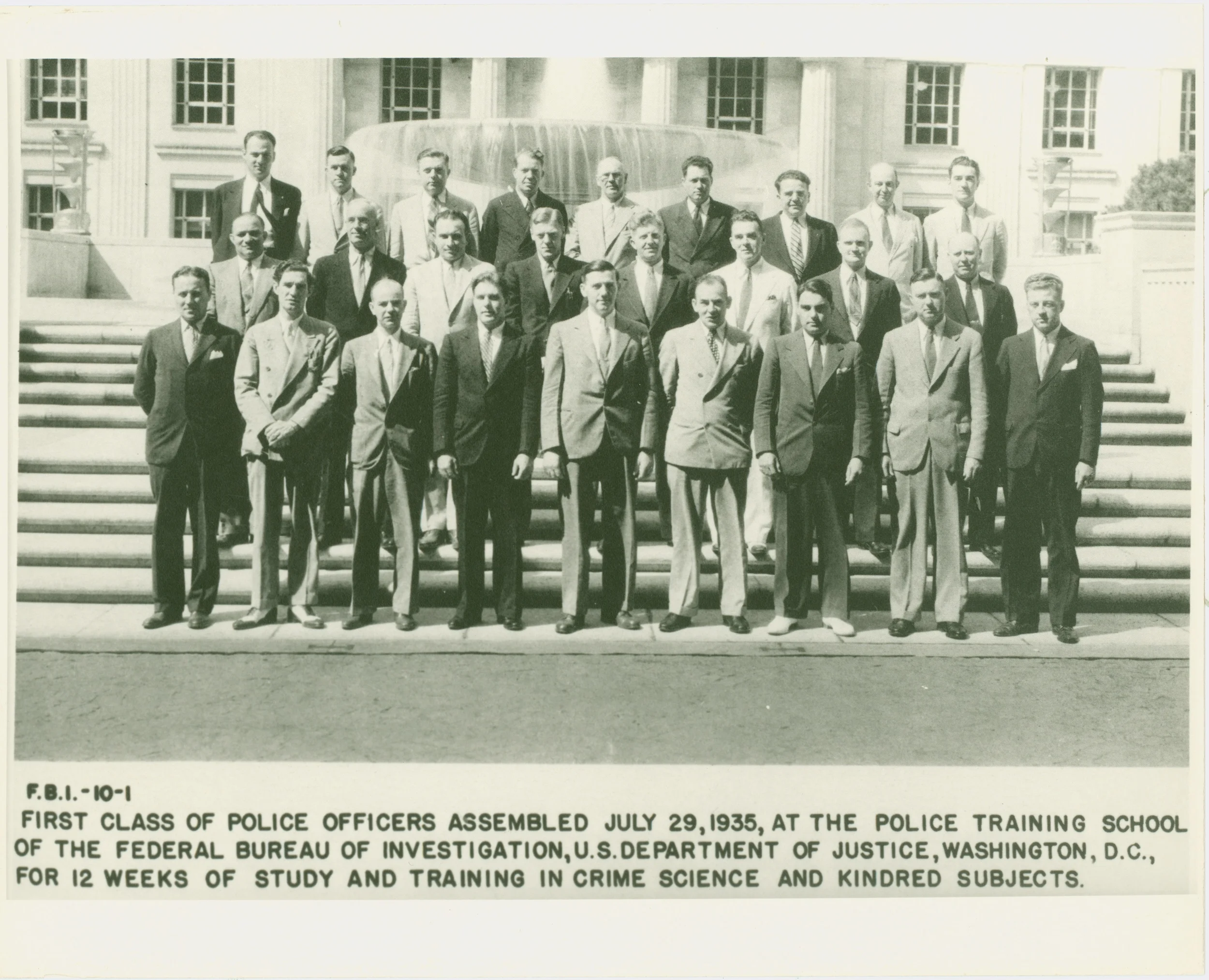Photos Of 1930s FBI Training Classes And More