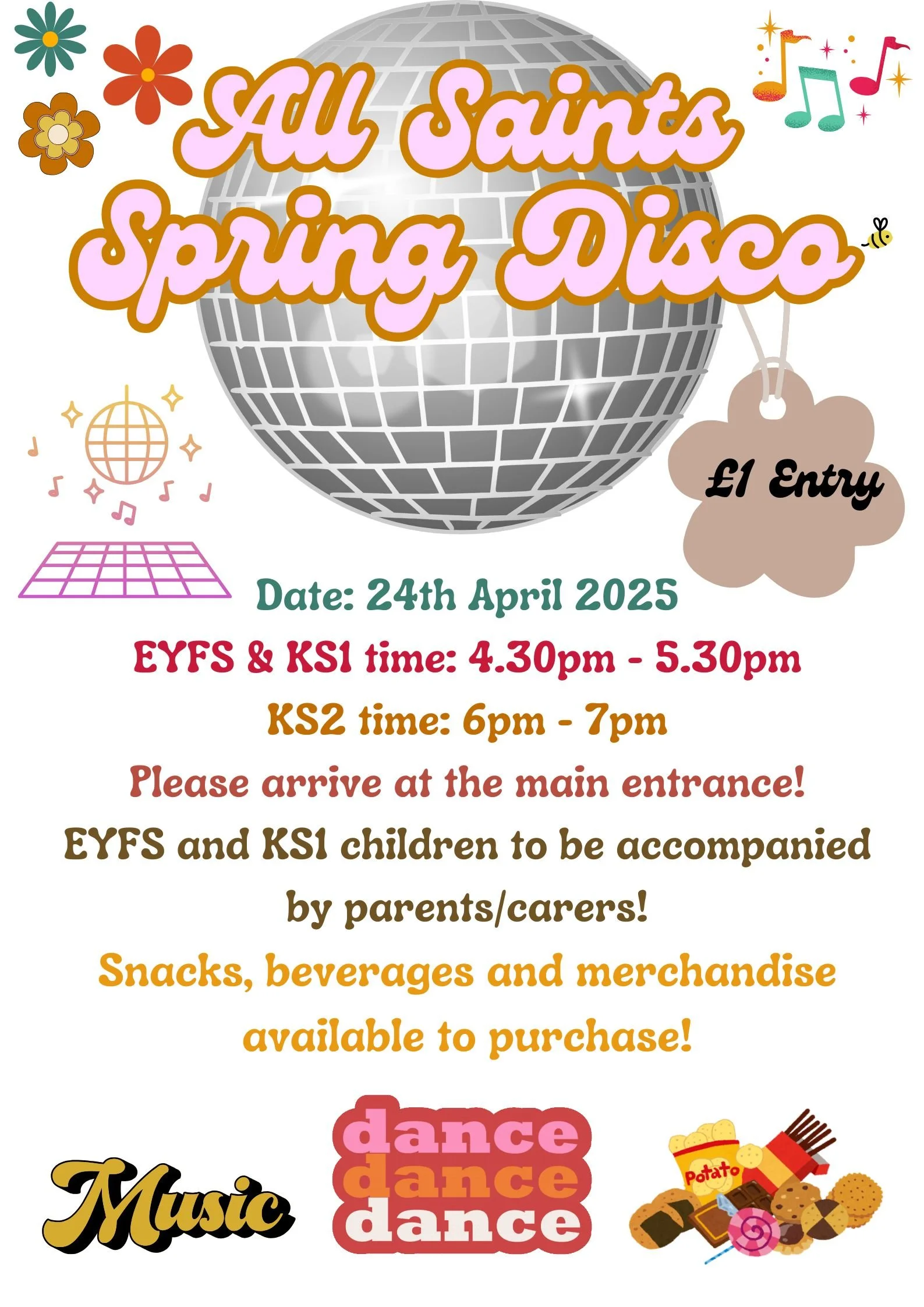 Spring Disco — All Saints C of E Primary School