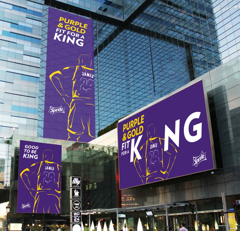 Lebron James Sprite Billboard