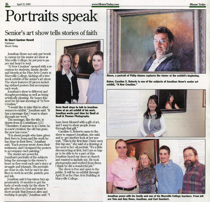 About — Jonathan Howe Fine Art