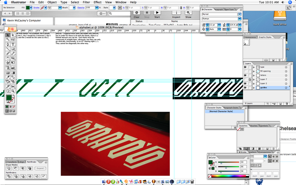 How I created the Jalopnik Lancia Stratos typeface — McCauley Creative